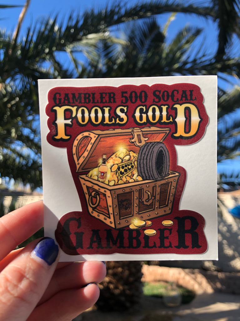 Fools Gold Gambler Sticker – Venture Media